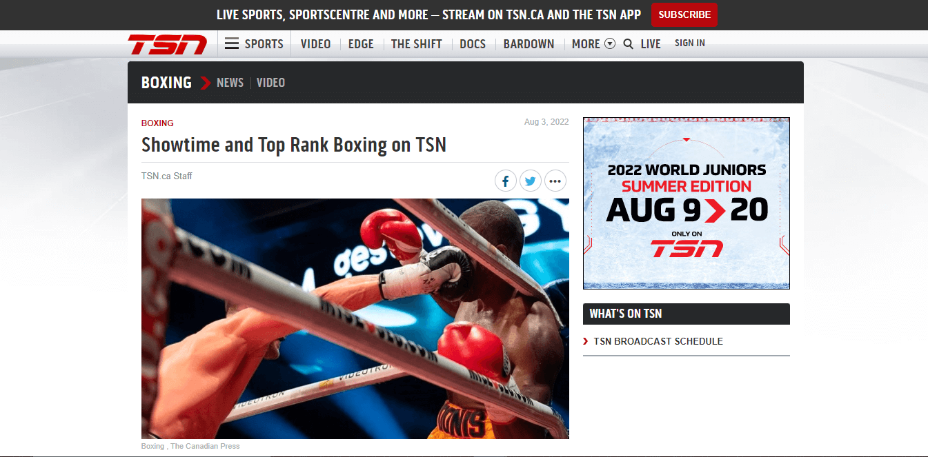 How to Watch Boxing in Canada [Free & Live Stream | 2024]