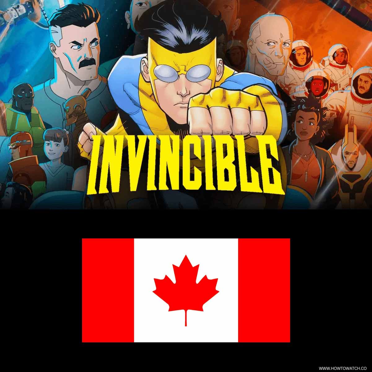 How to Watch Invincible in Canada [Watch New Season for Free]